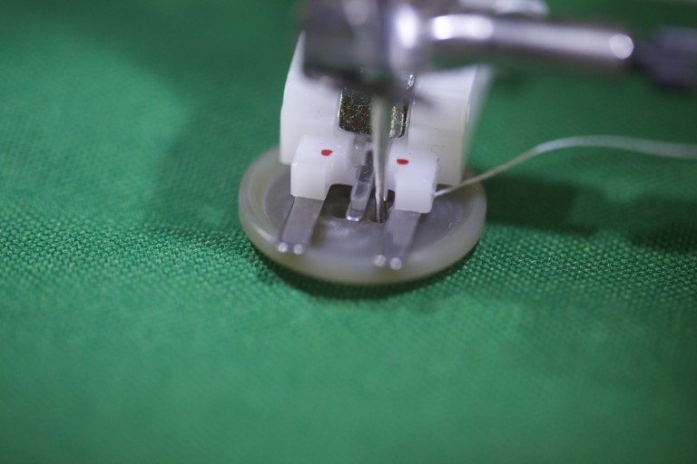 How to Sew a Button by Machine | Itch to Stitch