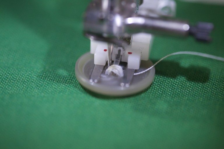 How to Sew a Button by Machine | Itch to Stitch