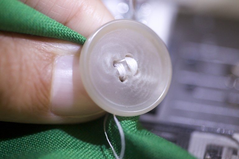 How to Sew a Button by Machine | Itch to Stitch