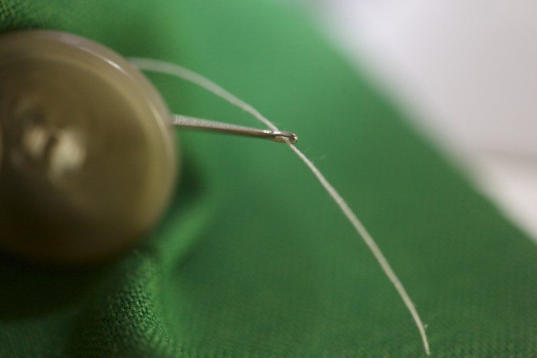 How to Sew a Button by Machine | Itch to Stitch