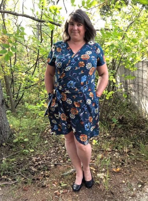 New Sewing Pattern: Petaluma Faux Wrap Dress | Itch to Stitch