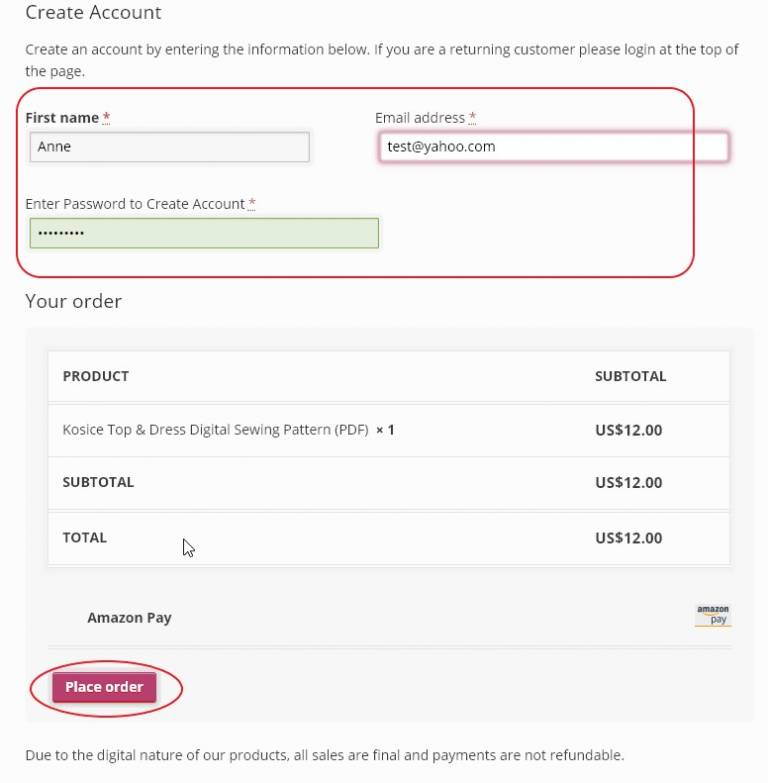 How to buy, download, print & assemble PDF Patterns—Part 2—Payment ...