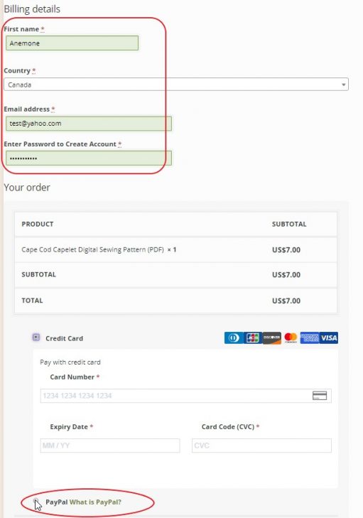 How to buy, download, print & assemble PDF Patterns—Part 2—Payment ...