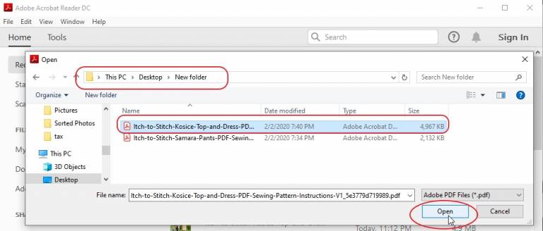 How to buy, download, print & assemble PDF Patterns—Part 4—Print at ...