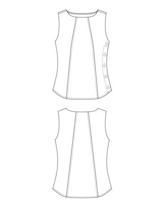 Santorini Tank Digital Sewing Pattern (PDF) | Itch to Stitch